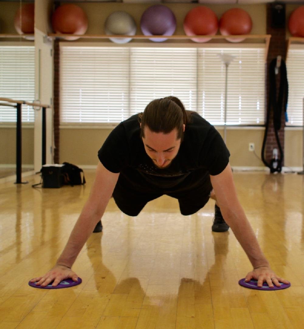 Lateral moves kick plank variation up a notch