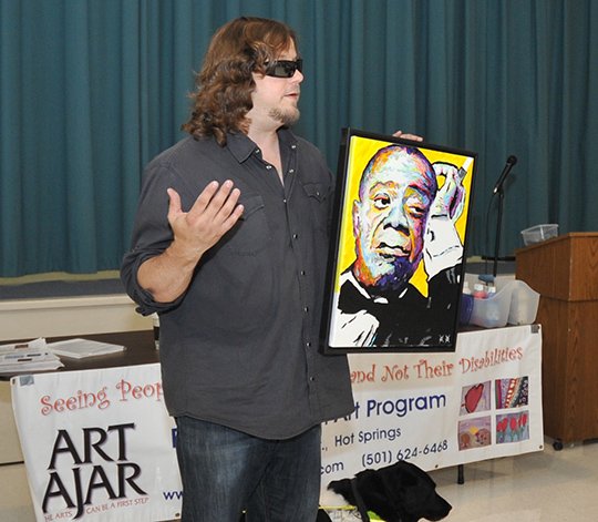 Blind painter featured at event | Hot Springs Sentinel Record