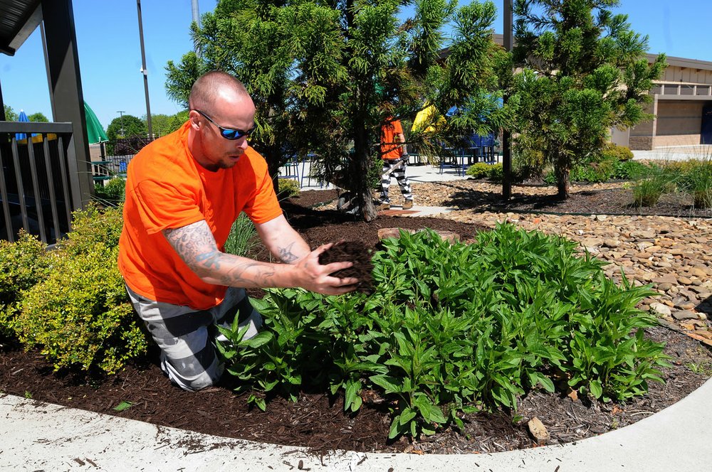 Inmate crews work to improve area