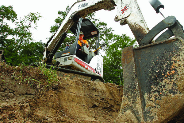 Cleaning of the ditch