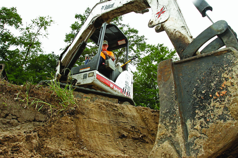 Cleaning of the ditch