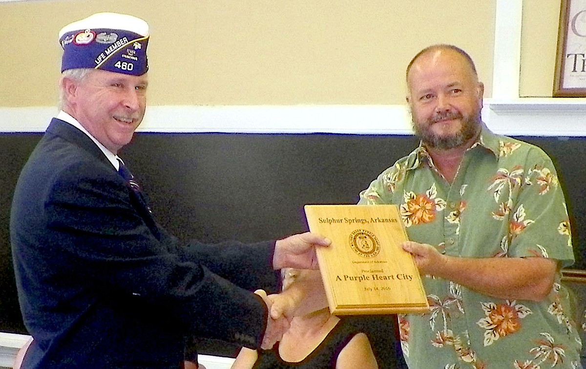 Sulphur Springs becomes Purple Heart City | Westside Eagle Observer