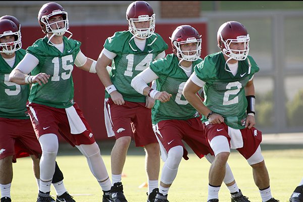 Razorback QB Austin Allen the starter; four battle for backup role ...