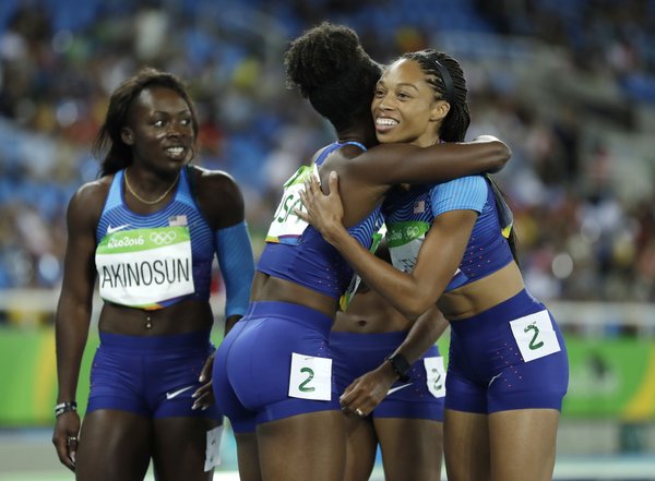 With second chance, US women's relay makes final