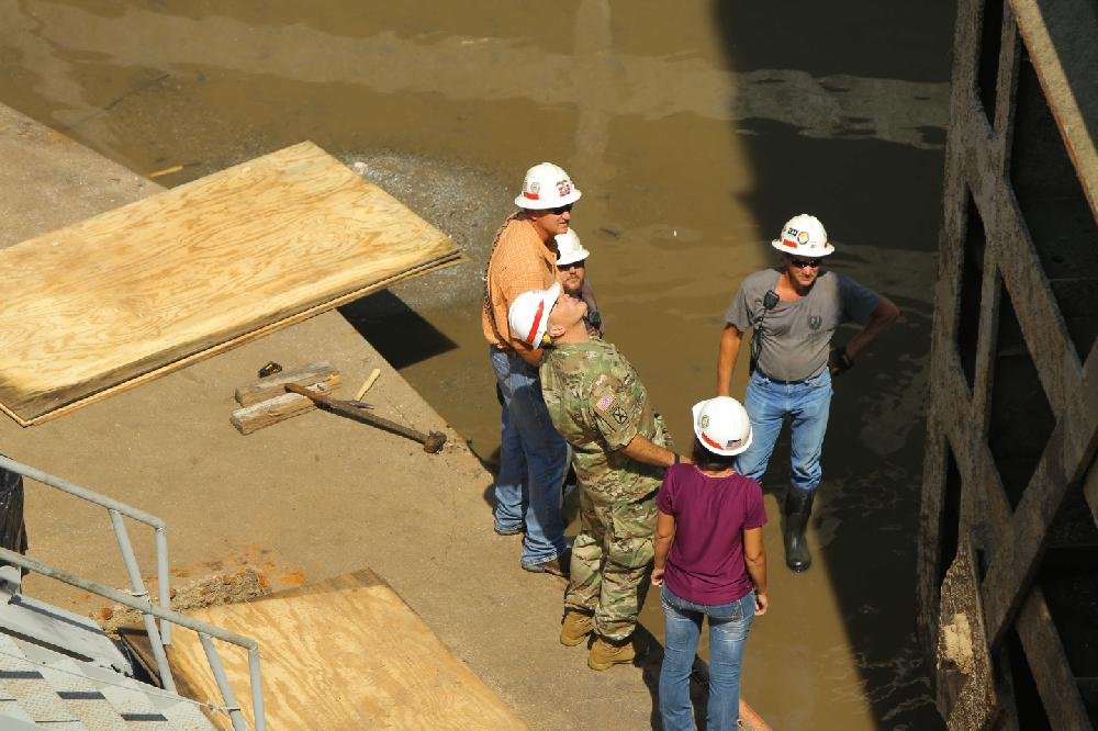 Terry Lock and Dam Maintenance Work