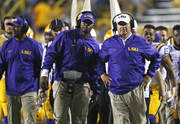 LSU coach won't announce QB, expects Fournette back | Hot Springs ...