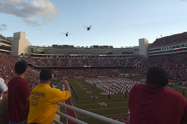 WholeHogSports - VIDEO: See Razorback Stadium from Blackhawk flyover