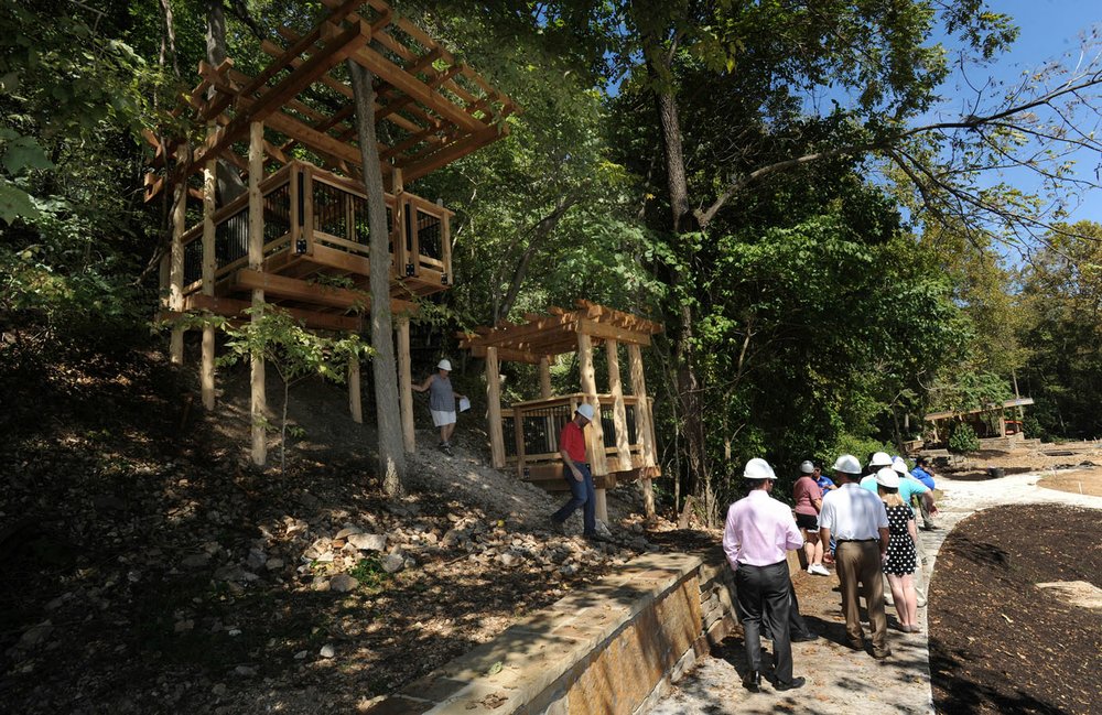 Rogers commision tours Lake Atalanta park progress
