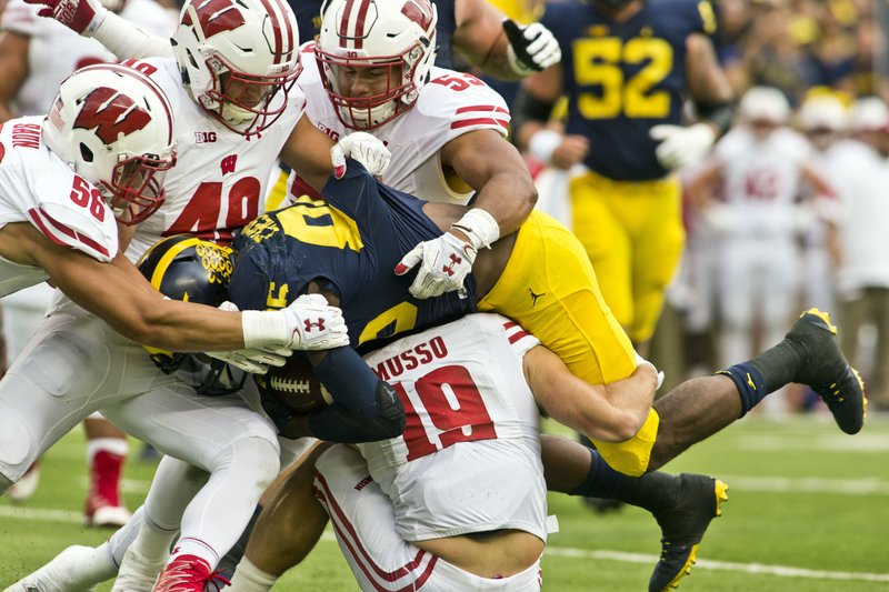 Michigan survives Wisconsin battle | The Arkansas Democrat-Gazette ...