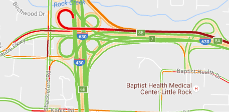 West Little Rock crash backs up rush-hour traffic on I-630 | The ...