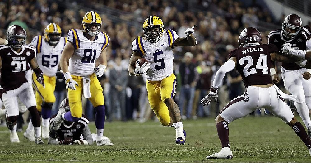 Guice hits a record as LSU beats A&M | Northwest Arkansas Democrat-Gazette