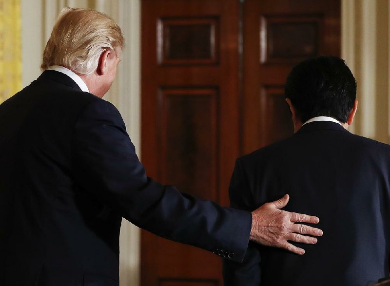 Trump meets Japan's Abe in U.S.