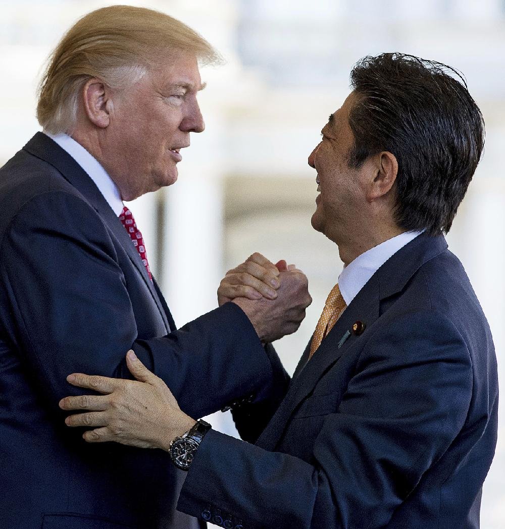 Trump meets Japan's Abe in U.S.