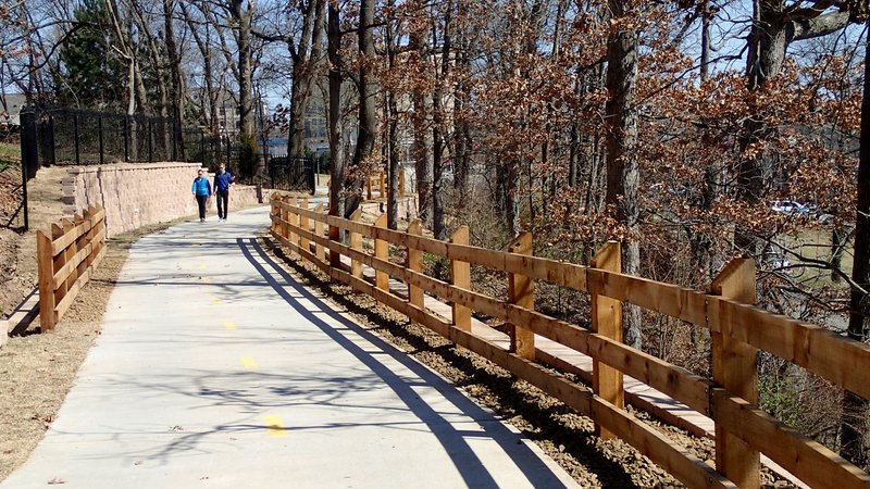 Ride on reroute reminder of spring along Razorback Greenway