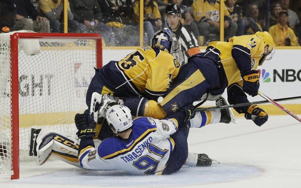 Predators take 2-1 series lead, beating St. Louis Blues 3-1 | Hot ...
