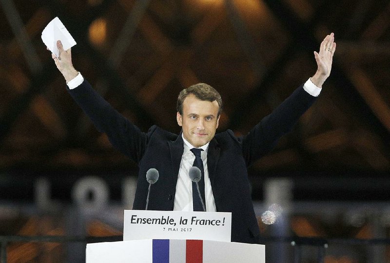 French elect centrist Macron as president | The Arkansas Democrat ...