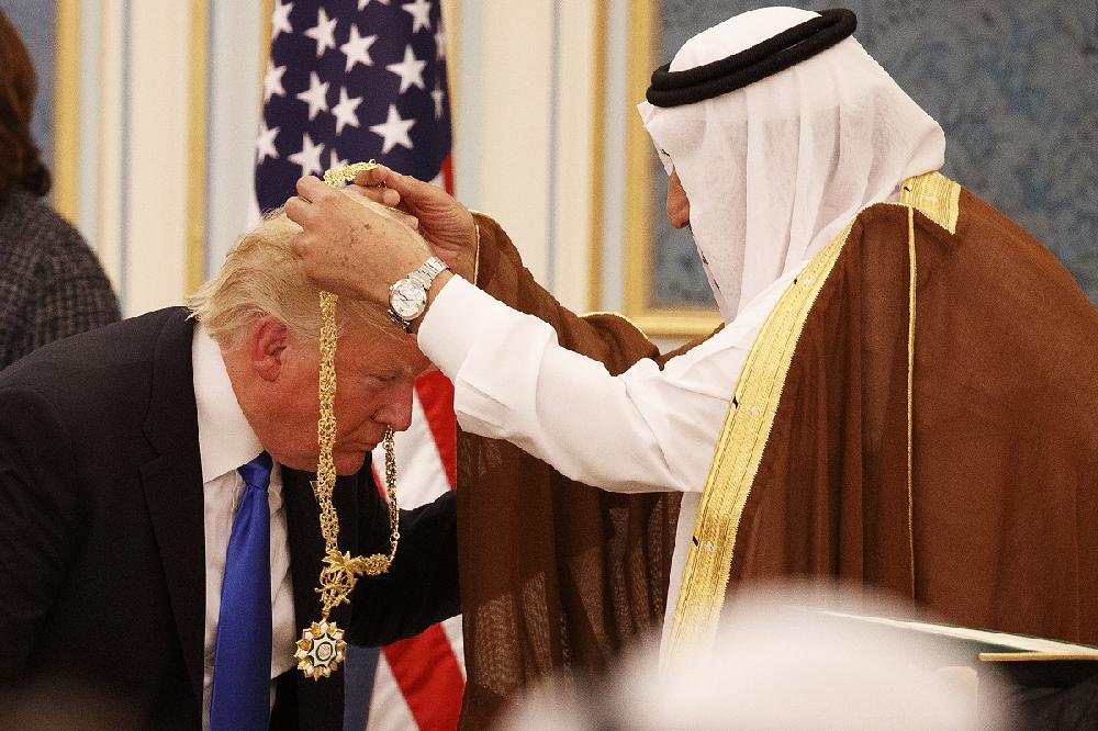 Trump feted on Saudi visit