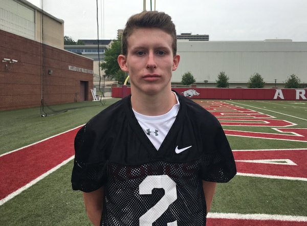 Felkins gets in his kicks at Arkansas Specialists Camp | Whole Hog Sports