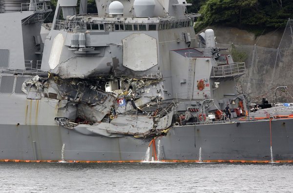 Navy recovers, names 7 sailors killed in crash
