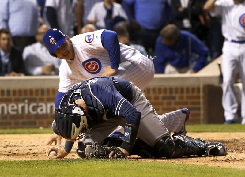 MLB: No discipline for Rizzo in plate collision