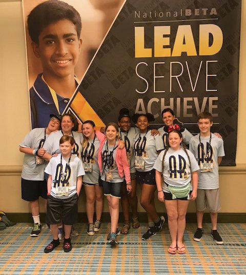 HS Junior Beta Club competes at convention