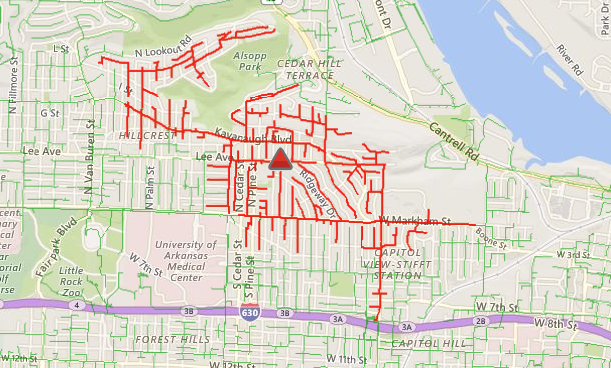 Power restored to 2,200+ after outage centered in Little Rock's ...