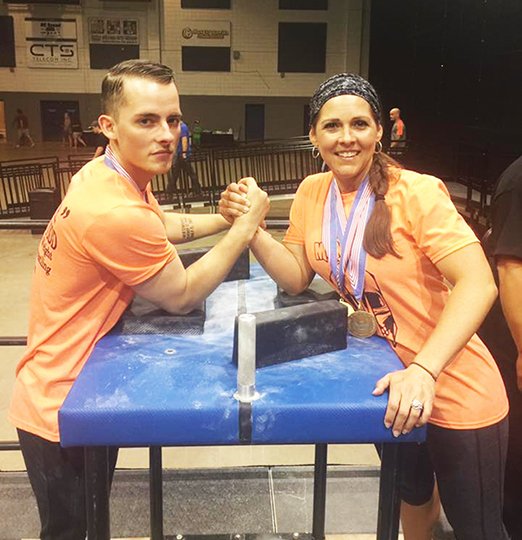 Professional arm wrestlers