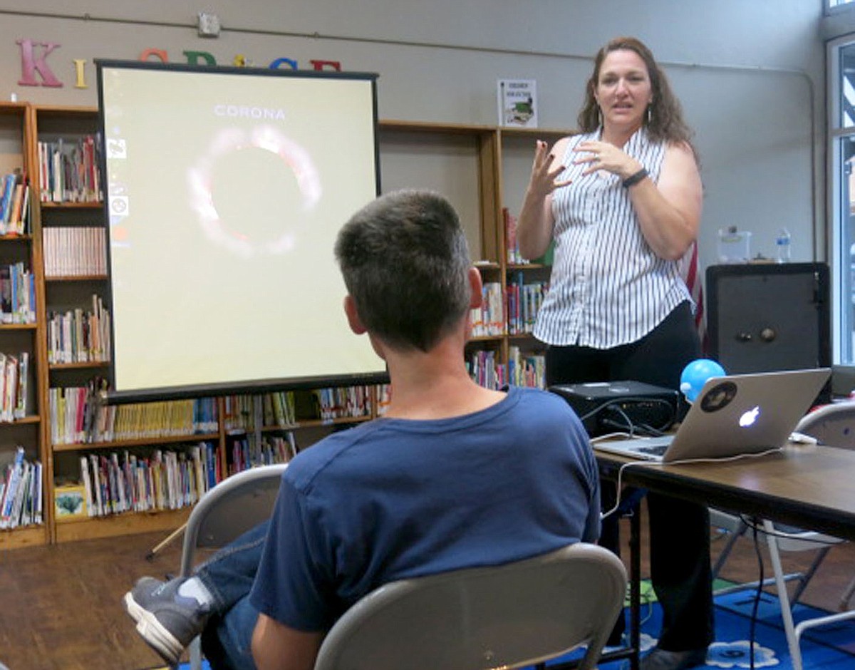 Gravette library hosts eclipse program | Westside Eagle Observer