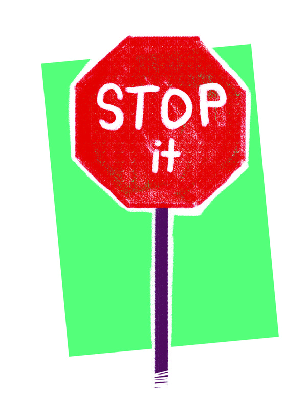 Obey traffic signs, overlook grammar