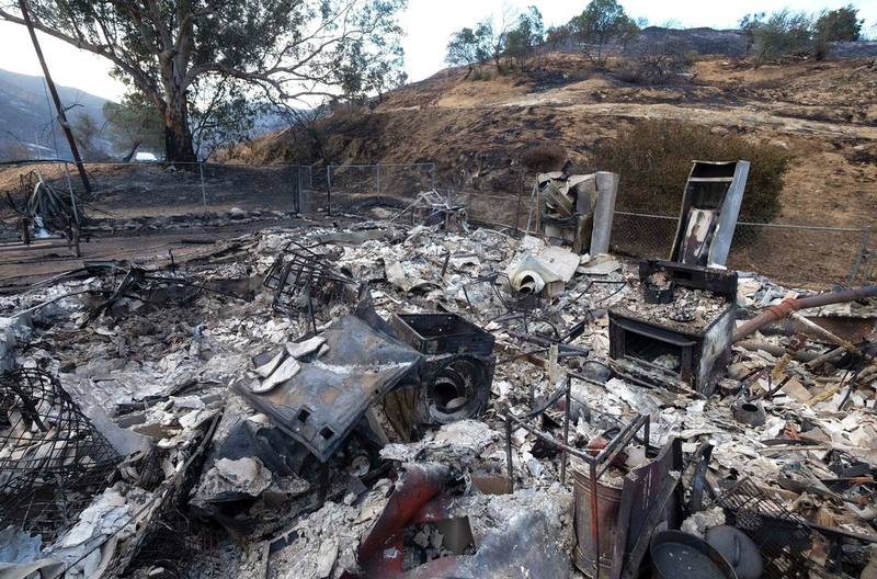 The Latest: Los Angeles fire chief: No more active fire