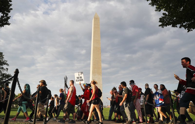 Pro-Trump rally draws hundreds, not thousands to Washington | Hot ...