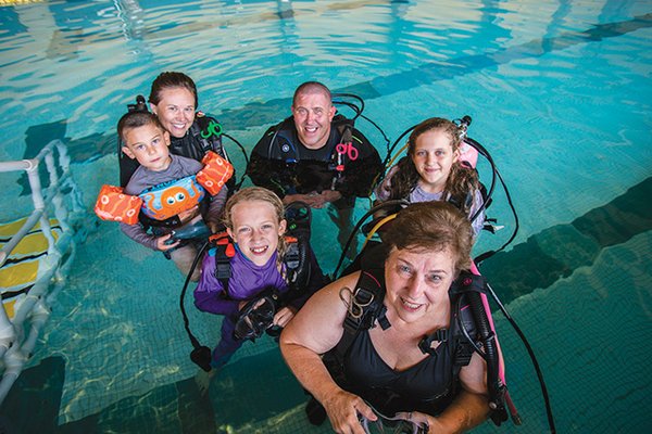 Clay Raborn and his scuba family | Magnolia Banner News