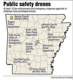 Change in air for 4 Arkansas police agencies set to add drones