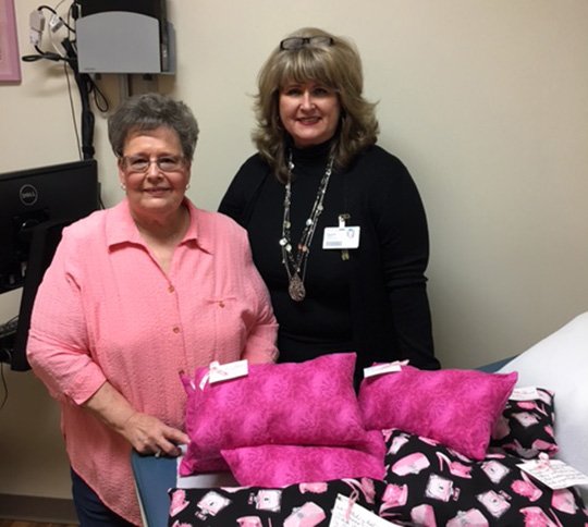 'Pillows of love' donated to Breast Cancer Center | Hot Springs ...