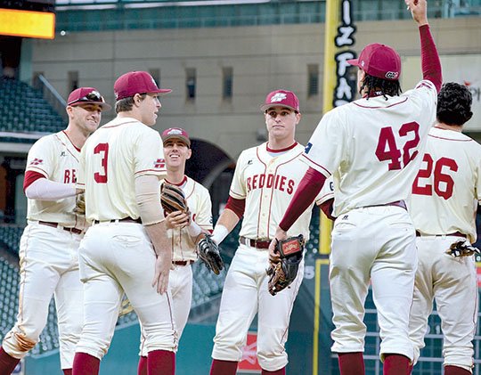 HSU struggles in baseball season openers at Minute Maid Park | Hot ...