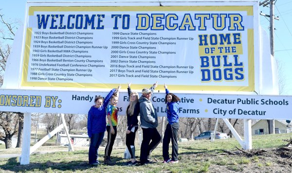 New welcome sign for Decatur | Westside Eagle Observer