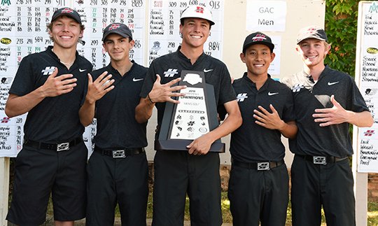 Reddies claim fifth straight GAC golf championship | Hot Springs ...