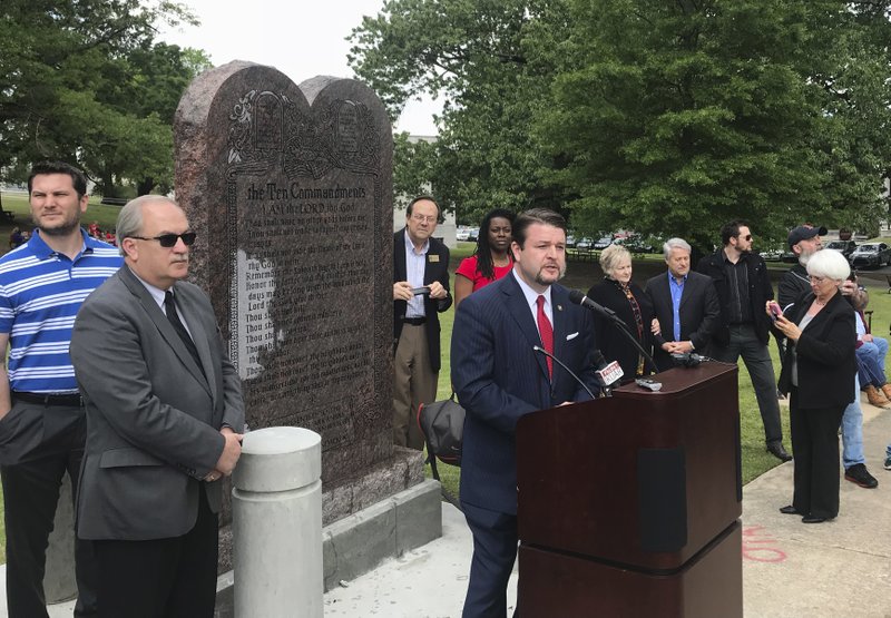 Arkansas replaces Ten Commandments monument at state Capitol | El ...