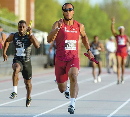 Razorback men capture inaugural National Relays title