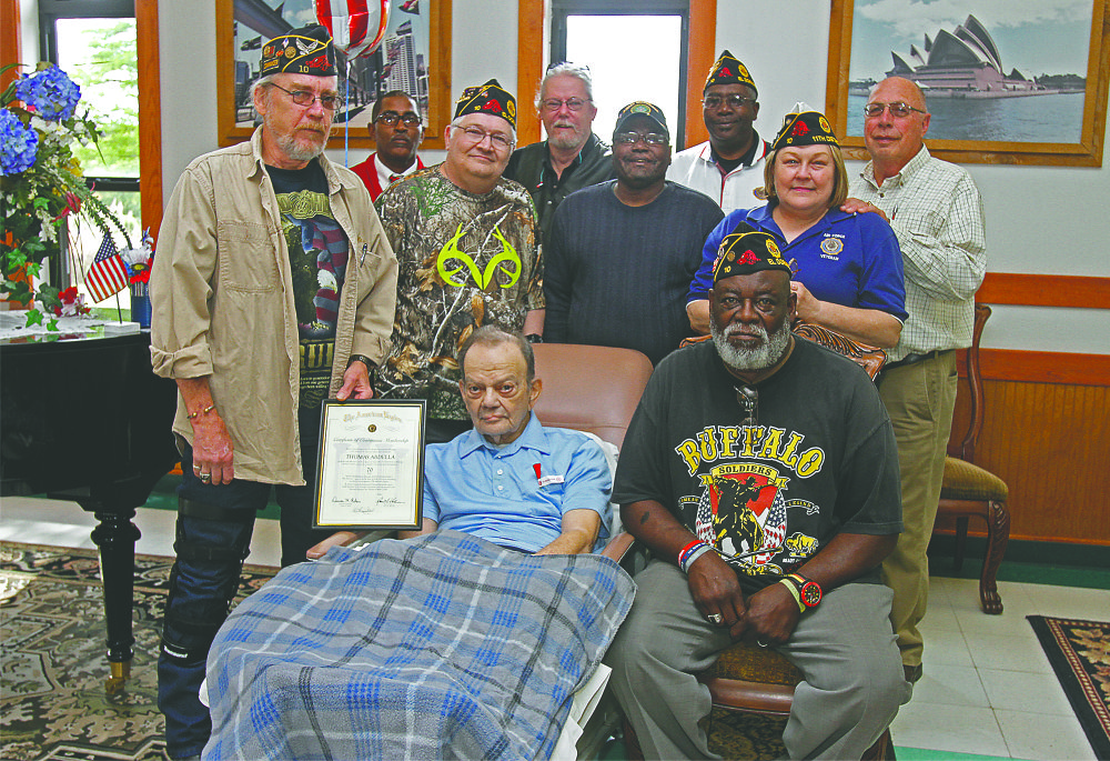 WWII vet celebrates 70 years in American Legion