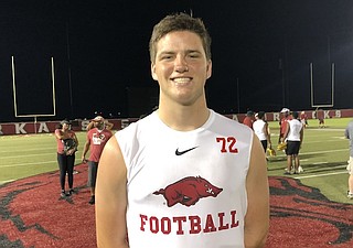 Tight end Brandon Frazier commits to Hogs | Northwest Arkansas Democrat ...