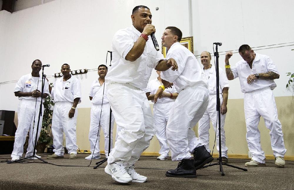Redeemed inmates are released to sing