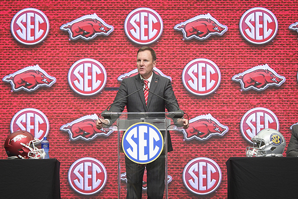 WholeHogSports - Arkansas' turn arrives at SEC Media Days