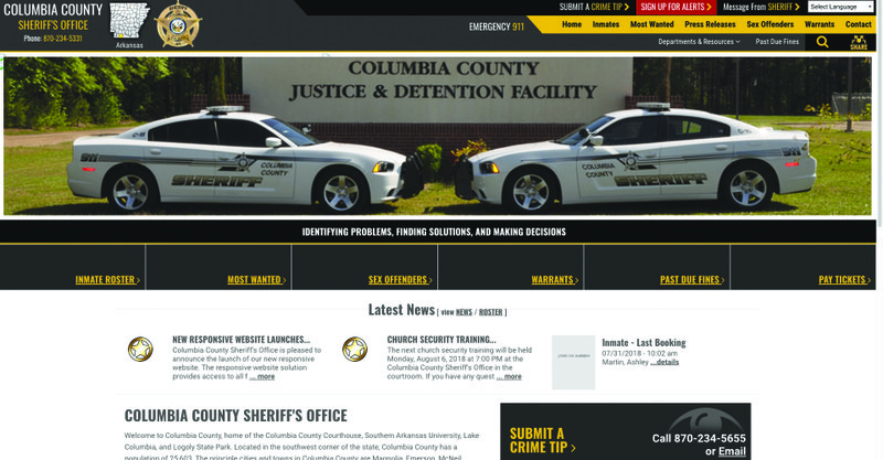 Sheriff’s Office debuts new, ‘responsive’ website | Magnolia Banner News