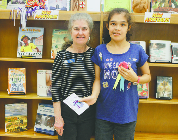 Barton Summer Reading winner