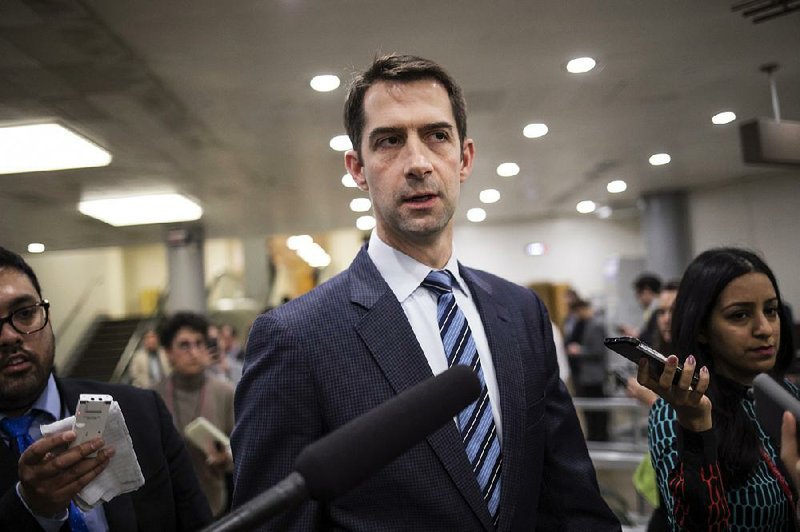 U.S. Sen. Tom Cotton criticized for opposing bill to scale back ...