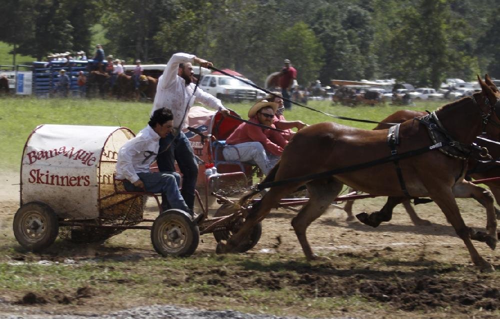 Chuckwagon Racing in Clinton | The Arkansas Democrat-Gazette - Arkansas ...