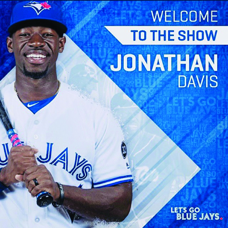 J. Davis joins the Toronto Blue Jays | Camden News