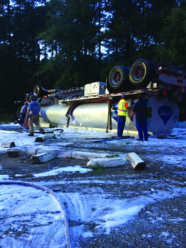 Tanker’s crash causes evacuation | Camden News