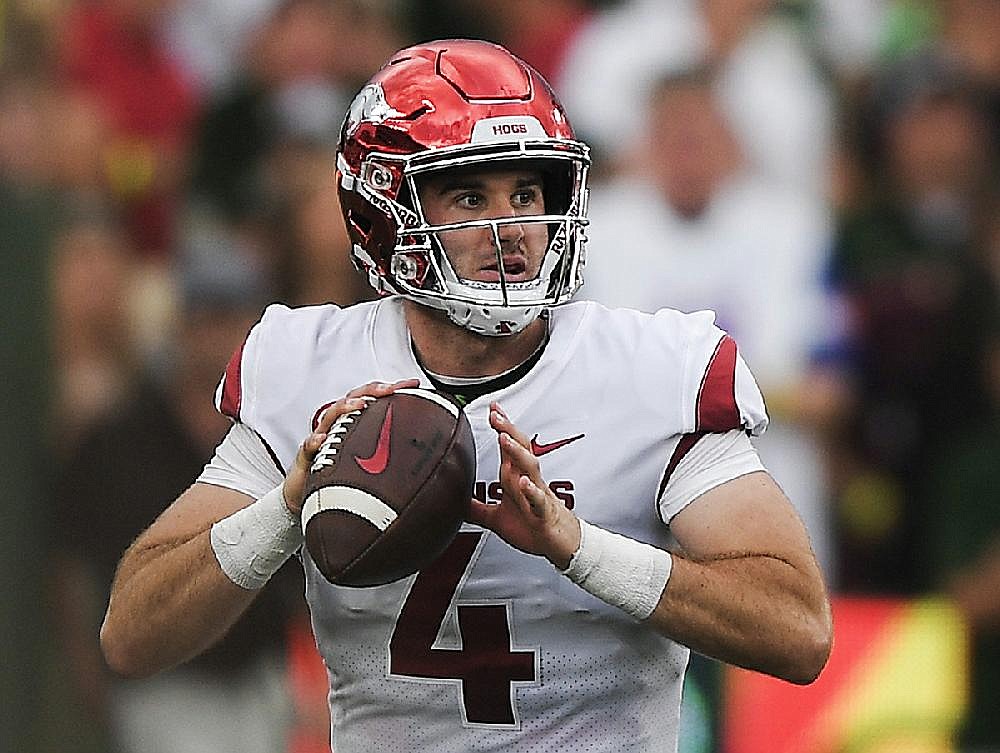 Arkansas QB Ty Storey will start at No. 9 Auburn | Northwest Arkansas ...
